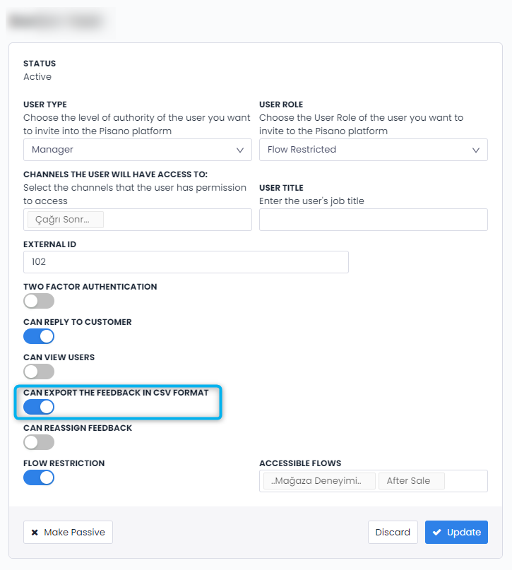 I am Unable to Export Feedback, What Could Be The Reason?