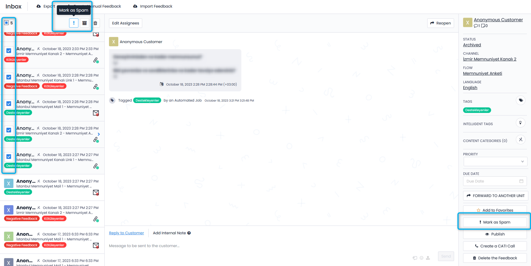 What Does The 'Spam' Tag Mean?