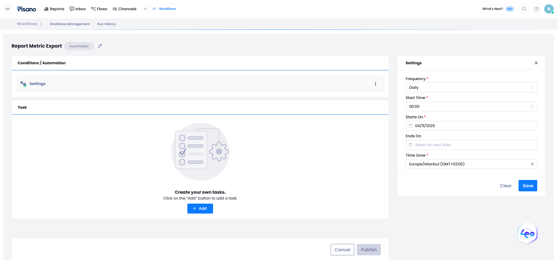 Report Metric Submission