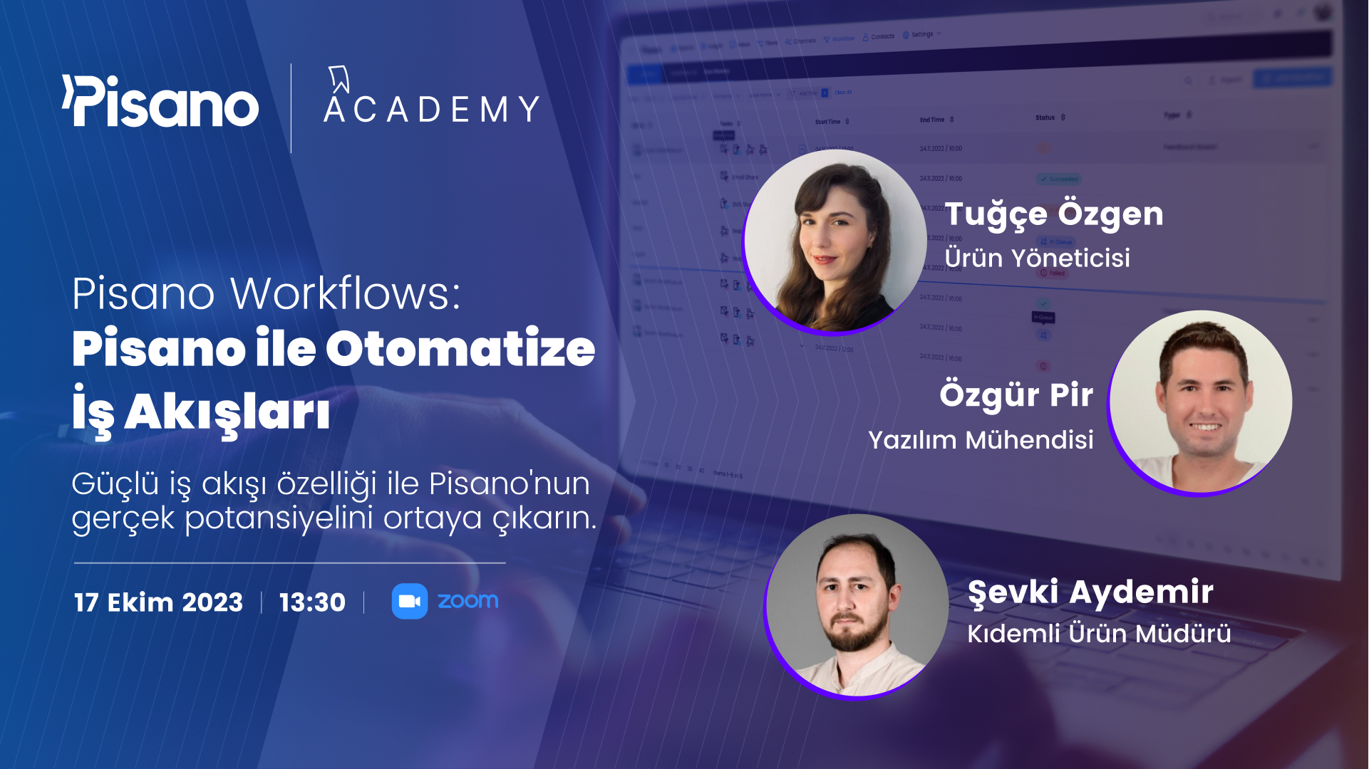 Pisano Academy | Webinar: Pisano ile Otomatize İş Akışları | 17 Ekim ...